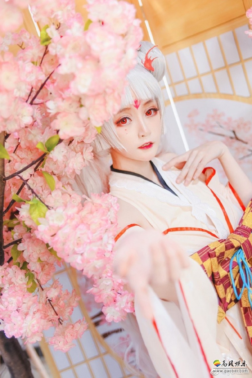 国内COSER“yui金鱼”新作COS《阴阳师》不知火：曾经是闻名天下歌姬-新闻资讯-高贝娱乐