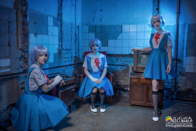 俄罗斯萝莉双版本绫波丽COS《EVA》水手服时代＋《EVA:Q》黑色战斗服-新闻资讯-高贝娱乐